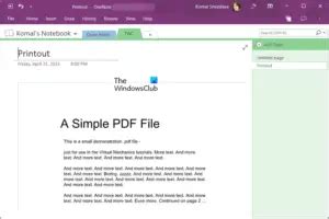 How To Import PDF To OneNote In Windows 11 10