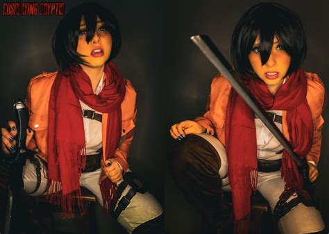 Mikasa Ackerman From Attack On Titan By Cosplaying Cryptid Self R