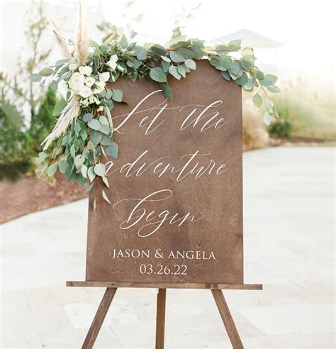 Rustic Wooden Welcome Signs Rustic Wooden Welcome Sign The Event