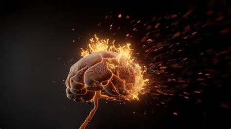 Neurons In The Brain Firing Stock Illustration Illustration Of Science Shine 275061026