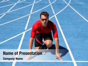 Running Athlete PowerPoint Templates Running Athlete PowerPoint Backgrounds Templates For