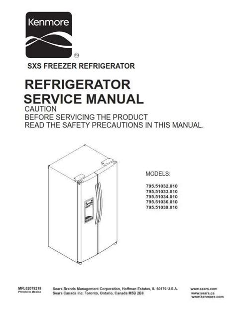 Kenmore Elite Refrigerator Model 795 Parts Diagram Guide