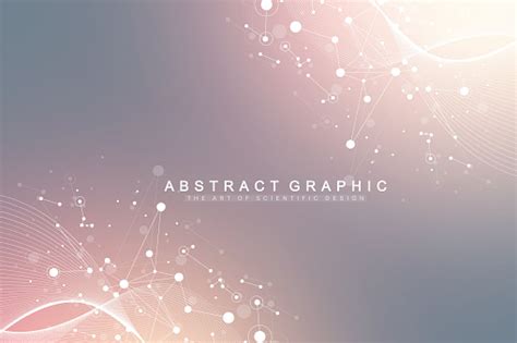 큰 게놈 데이터 시각화입니다 Dna 나선 Dna 가닥 Dna 테스트 분자 또는 원자 신경 과학 이나 의료 배경 배너에 대 한 추상 구조 연결에 대한 스톡 벡터 아트 및 기타