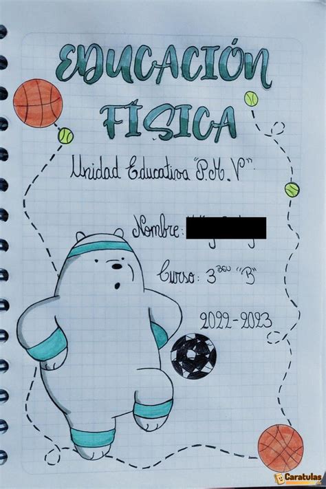 Modelo De Caratula De Educacion Fisica Caratulas Para Madreview Net