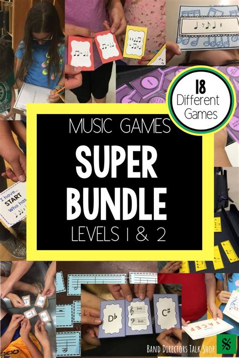 Music Games Super Bundle 18 Fun Music Theory Games Music Education