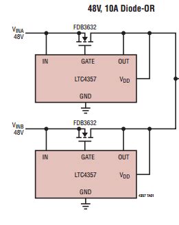 Ideal Diode Integrated Fet