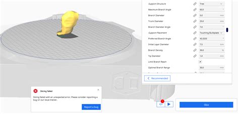 Slicing Error On Frog Model · Issue 16227 · Ultimakercura · Github
