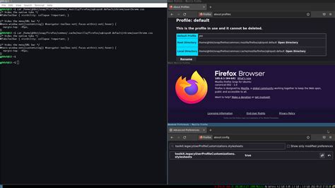 [help] ff on ubuntu via snap won t load userchrome css on launch r