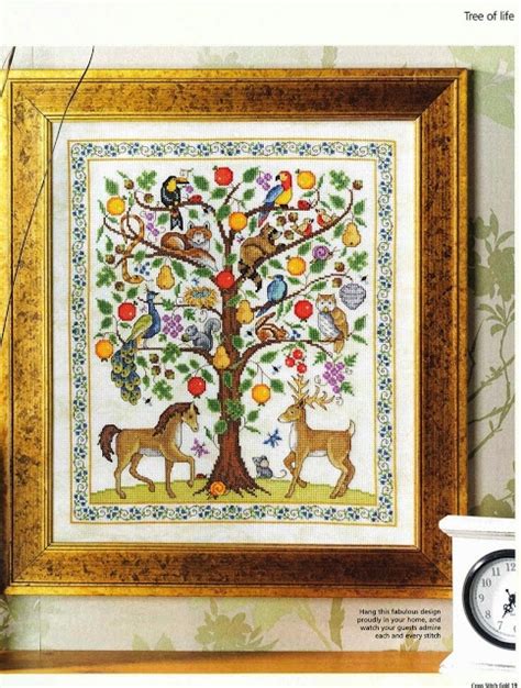 ДРЕВО ЖИЗНИ и Лавандовое Поле Вышивка крестиком
