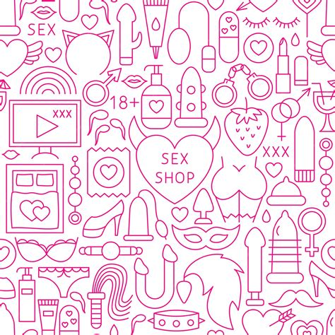 Sex Shop Linha Padrão Sem Emenda Ilustração Em Vetor De Fundo Tileable Do Contorno Vetor Premium Sex Shop Linha Padrão Sem Emenda Ilustração Em Vetor De Fundo Tileable Do Contorno Vetor Premium