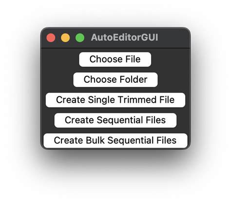 Github Surgeontalusautoeditor Gui Python Tkinter Autoeditor Gui