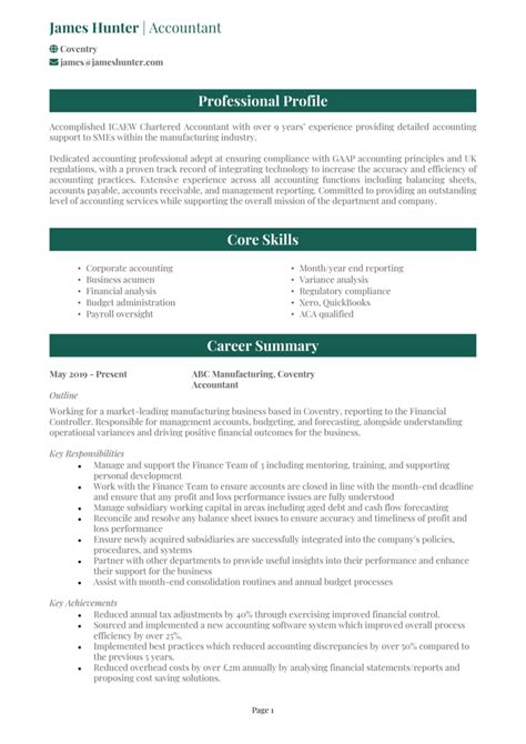 7 Finance Cv Examples Easy Guide Land Top Finance Roles