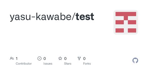 Github Yasu Kawabetest