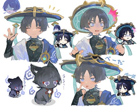 Scaramouche Wanderer And Scaramouche Genshin Impact Drawn By Shima Vivi Do Danbooru