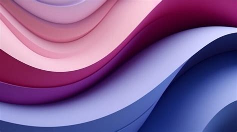 Premium Photo Vibrant Multicolored Paper Curvilinear Forms And
