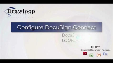 Configure Docusign Connect Youtube