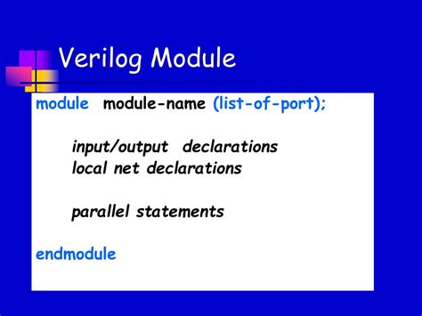 Ppt Verilog Basics Powerpoint Presentation Free Download Id970632