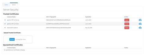 authentication to ignition opc ua server ignition inductive
