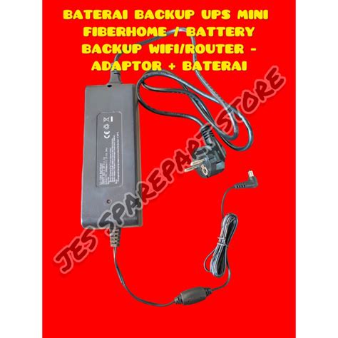 Jual Baterai Backup Ups Mini Fiberhome Battery Backup Wifi Router Adaptor Baterai Shopee