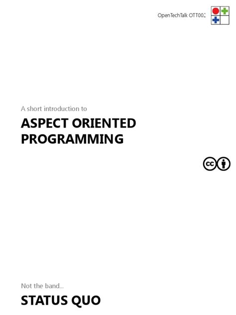 Aspect Oriented Programming Pdf Software Engineering Areas Of Computer Science