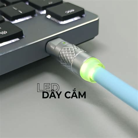 Hỏa Tốc Dây Cáp Bàn Phím Cơ USB Type C Loại Dây Xoắn Cao Cấp Chất Liệu PU Tốc Độ Truyền