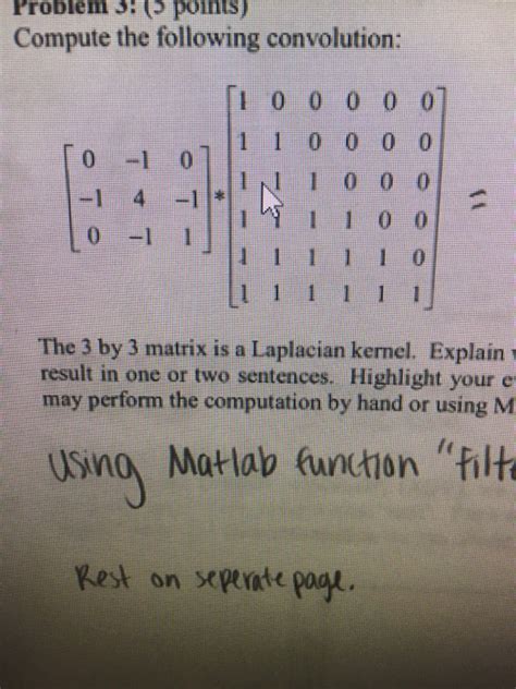 Problem 3 Points Compute The Following Convolution