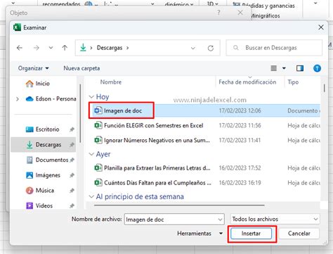 vincular imagen de word a excel ninja del excel