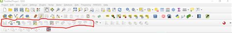 Toolbar Finding Add Feature Tab In Qgis 3 Geographic Information