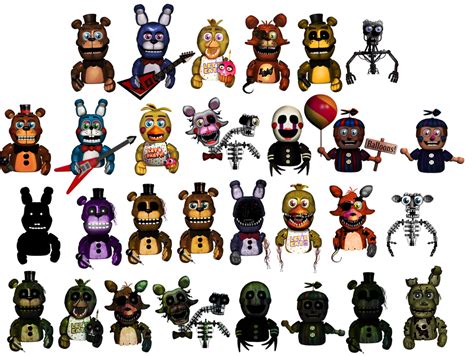 Puppet Animatronics Fnaf1 Fnaf3 By Livingcorpse7 On Deviantart