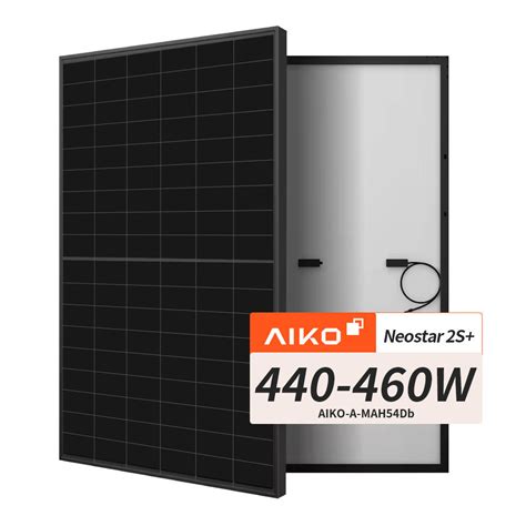 Módulo Solar Aiko Abc Todo Negro Mono Aiko A Mah72mw 600w 605w 610w