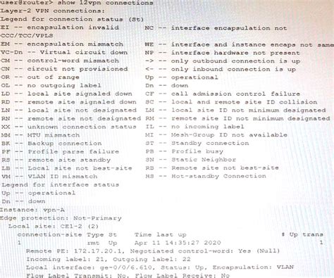 Which Two Statements About The Output Shown In The Exhibit Are Correct Exam4training