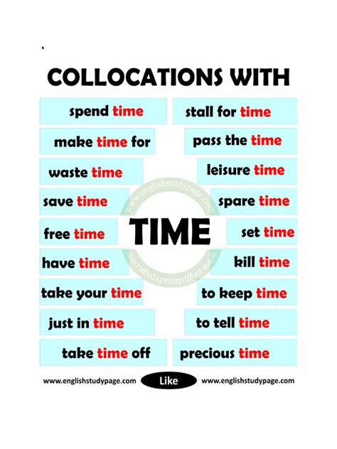 Collocation With Time Pdf Self Improvement