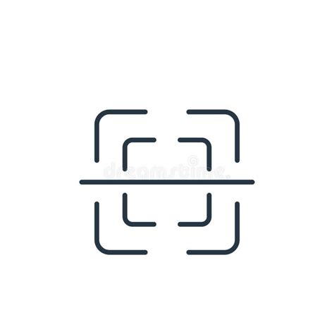 Qr Code Scan Icon Vector From Essentials Ui Concept Thin Line