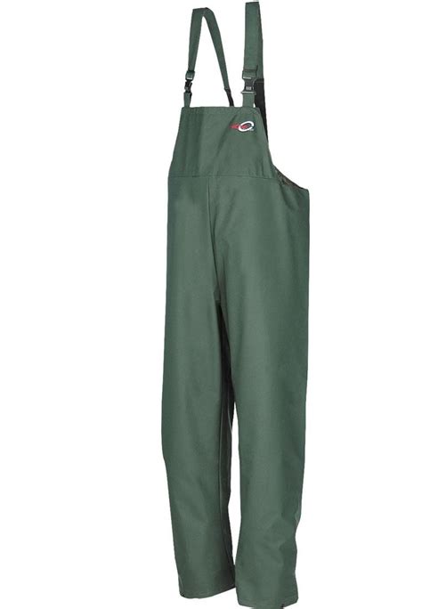 Flexothane Waterproof Dungarees In Olive