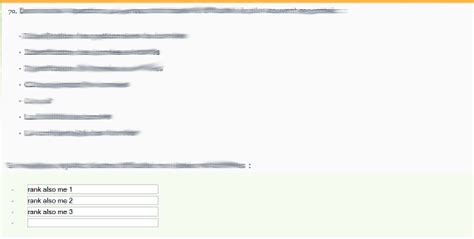 ranking question tailoring combination expression scripting don t