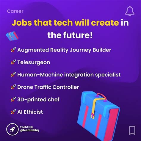 Techtalk Learn Programming On Instagram “jobs That Tech Will Create