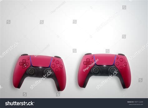 Next Generation Red Game Controller Isolated Stock Photo Shutterstock