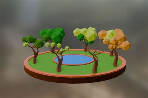 Gag Low Poly Trees Pack 1 3d Trees Unity Asset Store