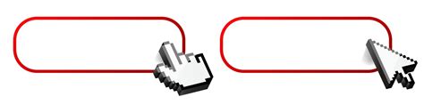 Click Cursor Button Computer Mouse Pointer Vector Image