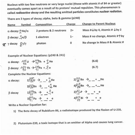 Solved Nucleus With Too Few Neutrons Or Very Large Nuclei Chegg Com