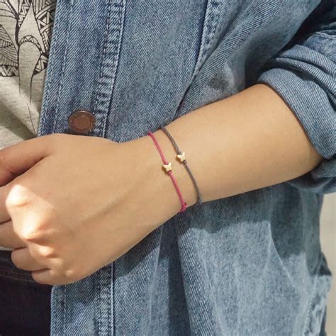 Jual Butterfly Twist Bracelet Gelang Simple Gelang Murah Gelang Couple Gelang Simpel