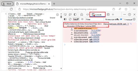 Afficher Les Réponses Ou Les Fichiers Json Mis En Forme Microsoft