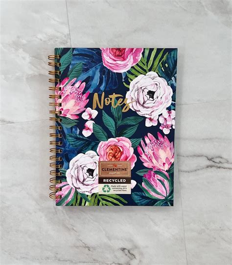Clementine “paradise Notebook Journal 10 75”l X 7 75”w 200 Pages