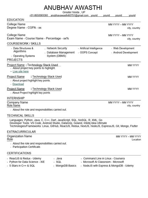 Abey Resume Template Pdf Sql Databases