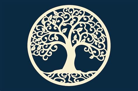 Premium Vector Tree Laser Cut Vector Cut File