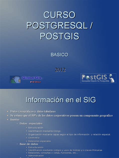curso postgis pdf comillas software de la aplicacion