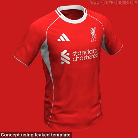 Imagining The Adidas Liverpool 25 26 Home Kit No More Nike Footy