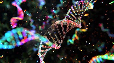 Premium Photo A Stunning Visual Representation Of Dna Patterns Colorcoded To Represent