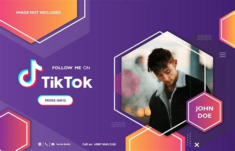 Tiktok Post Banner Template Design Vectors And Illustrations For Free