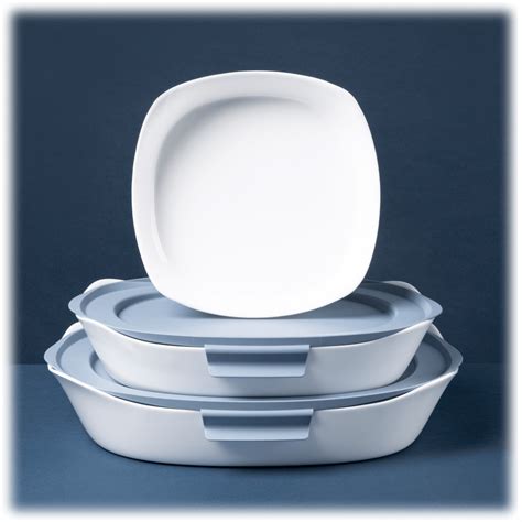 Morningsave Rubbermaid 5 Piece Duralite Glass Bakeware Set